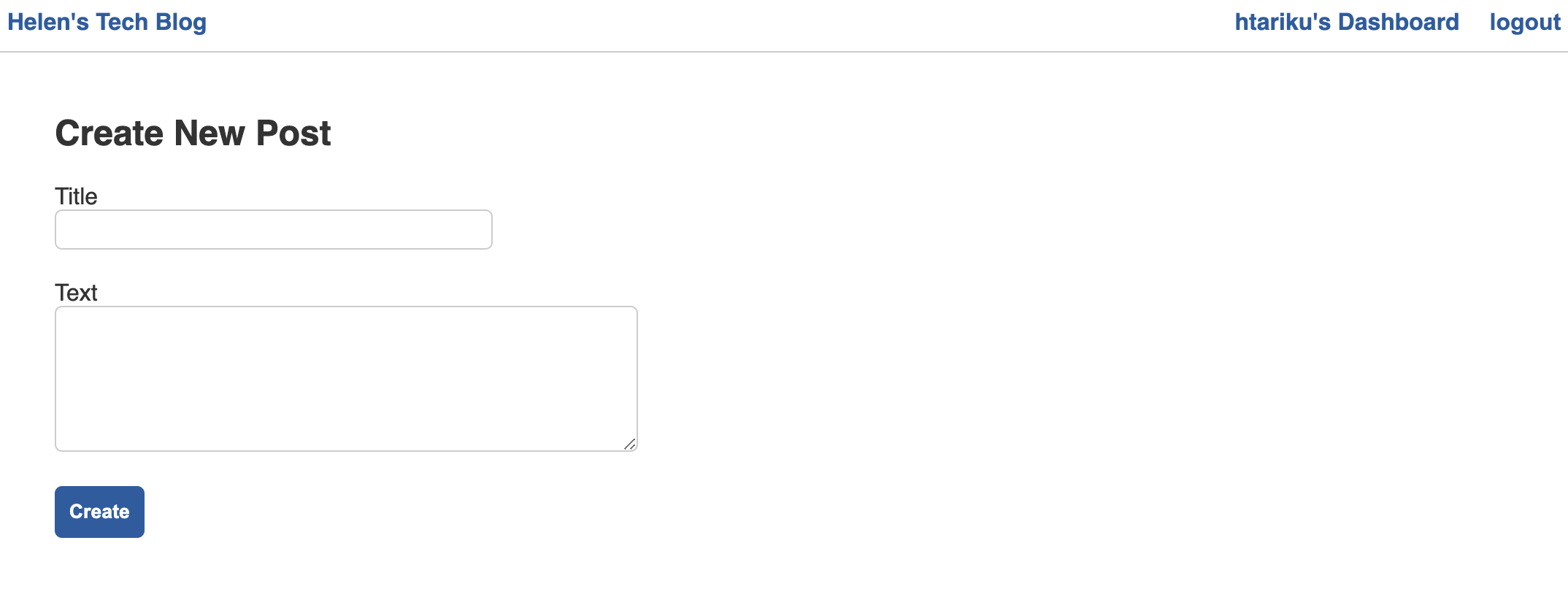 GitHub - htariku/MVC-Techblog-Challenge