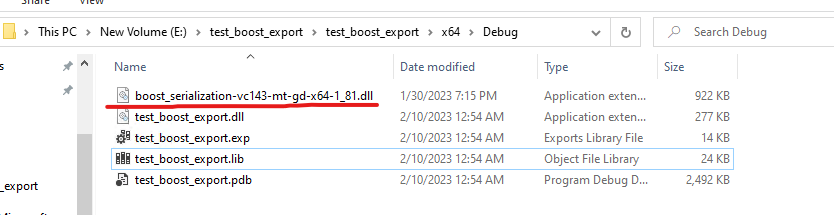 [boost] building a DLL or EXE causes boost library exports to be added ...