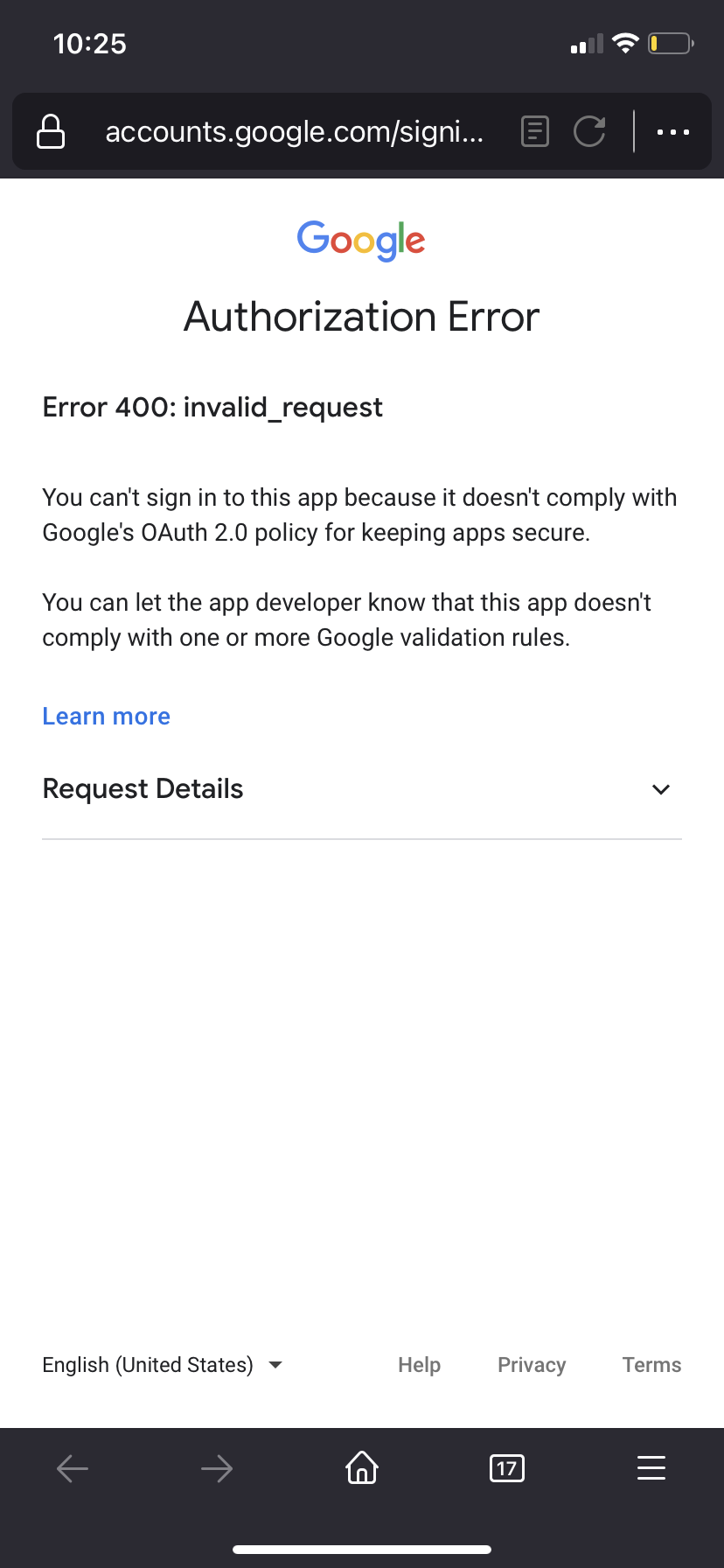 Google Authorization Error · Issue #95 · Mottokrosh/Sheet · GitHub