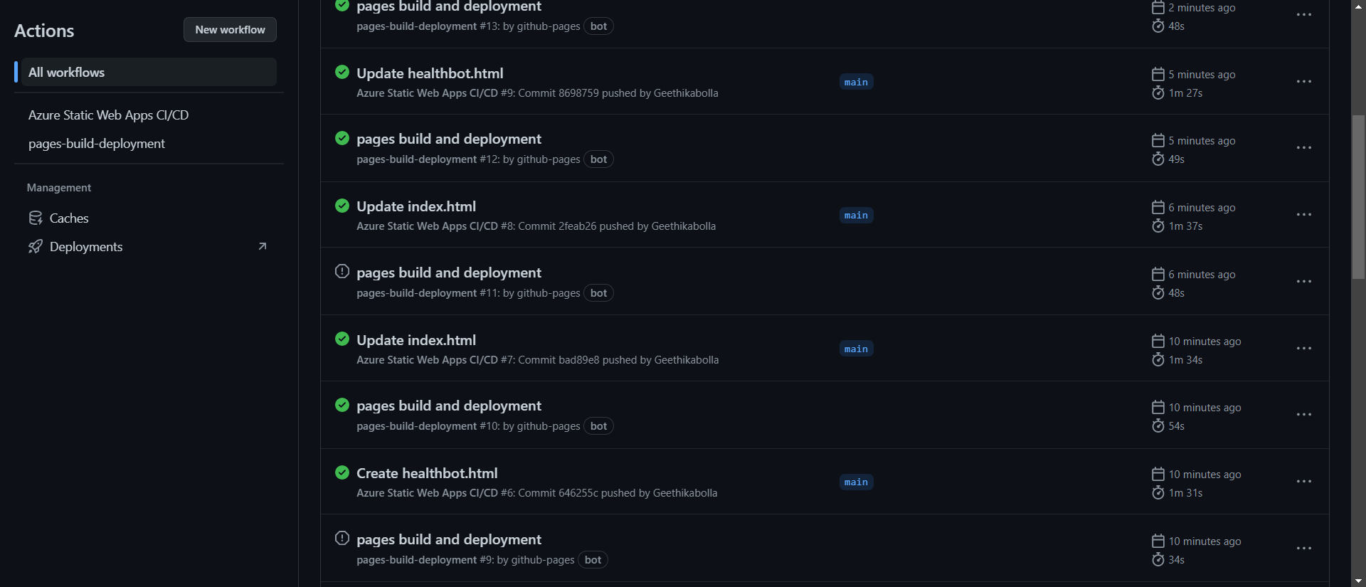 GitHub - Geethikabolla/frtproject