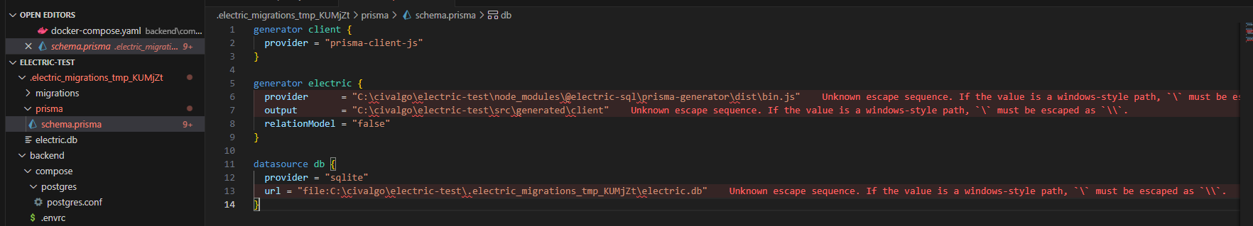Windows Compatibility Issue with 'yarn client:generate' script · Issue #535 · electric-sql ...