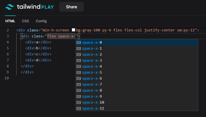 space-* utilities not working · Issue #241 · tailwindlabs/tailwindcss-intellisense · GitHub