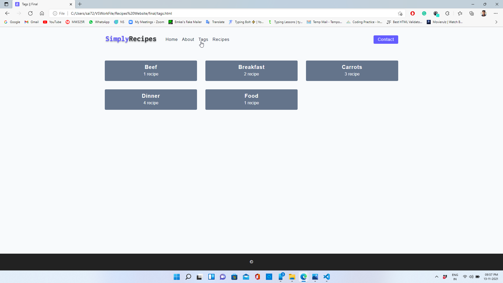 GitHub - SaiPrakash507/Recipes-Website: Recipes Website using HTML-CSS-JS.