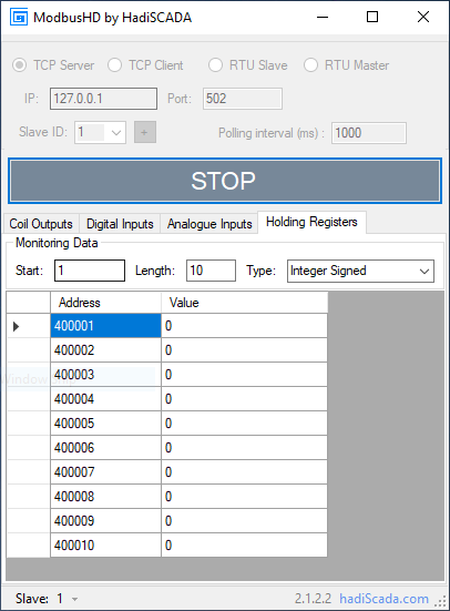 GitHub - hadiscada/modbushd