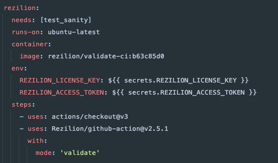Rezilion · Actions · GitHub Marketplace · GitHub
