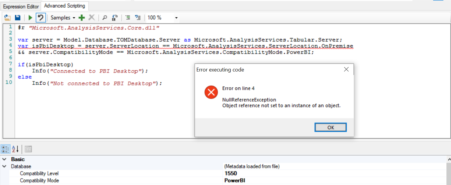 Find out if Tabular Editor is connected to Power BI Desktop · Issue ...