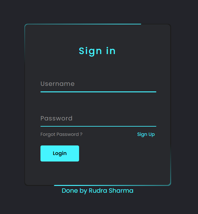 GitHub - rudra016/AnimatedLoginForm: Animated Login Form using HTML ...