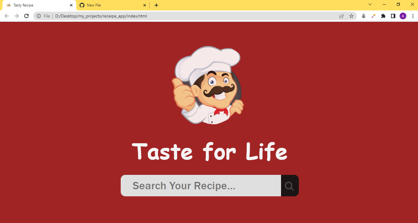 GitHub - Anuprakash2003/Tasty-Recipe