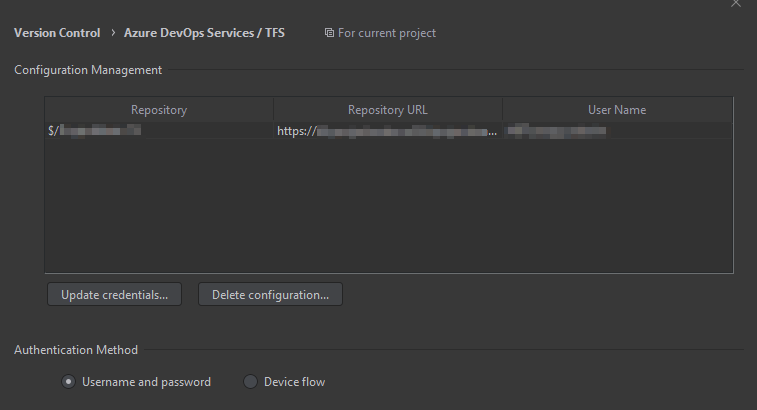 KEY_TF_AUTH_FAIL error after upgrading to Rider 2020.3 · Issue #413 · microsoft/azure-devops ...