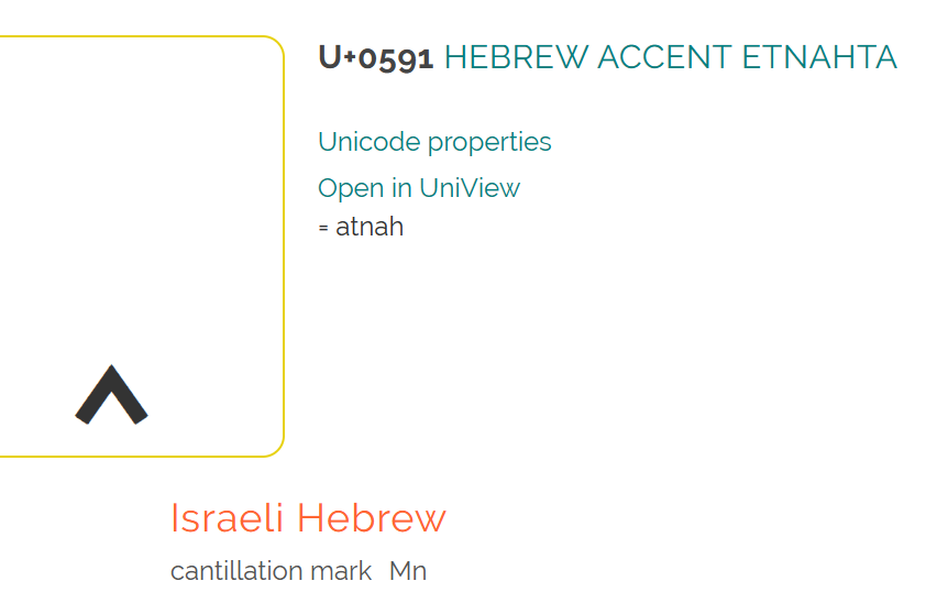 [hebrew/block] cantillation marks are Israeli Hebrew? · Issue #156 · r12a/scripts · GitHub