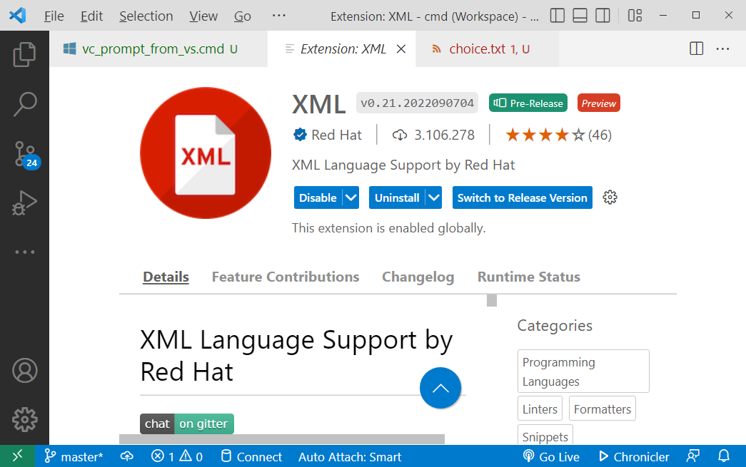 XML v0.21.2022062916 - Not trusted warning for lemminx-win32.exe · Issue #772 · redhat-developer ...