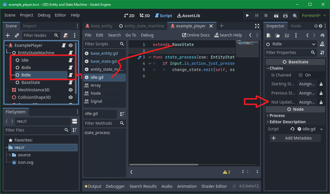 Nodes that Extend a script don't gain new parent @export's · Issue #72319 · godotengine/godot ...