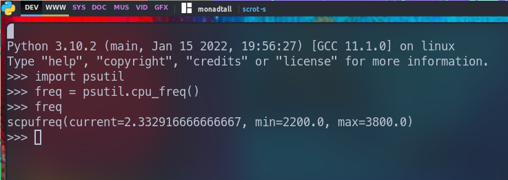 CPU current frequency is reported incorrectly · Issue #3240 · qtile ...