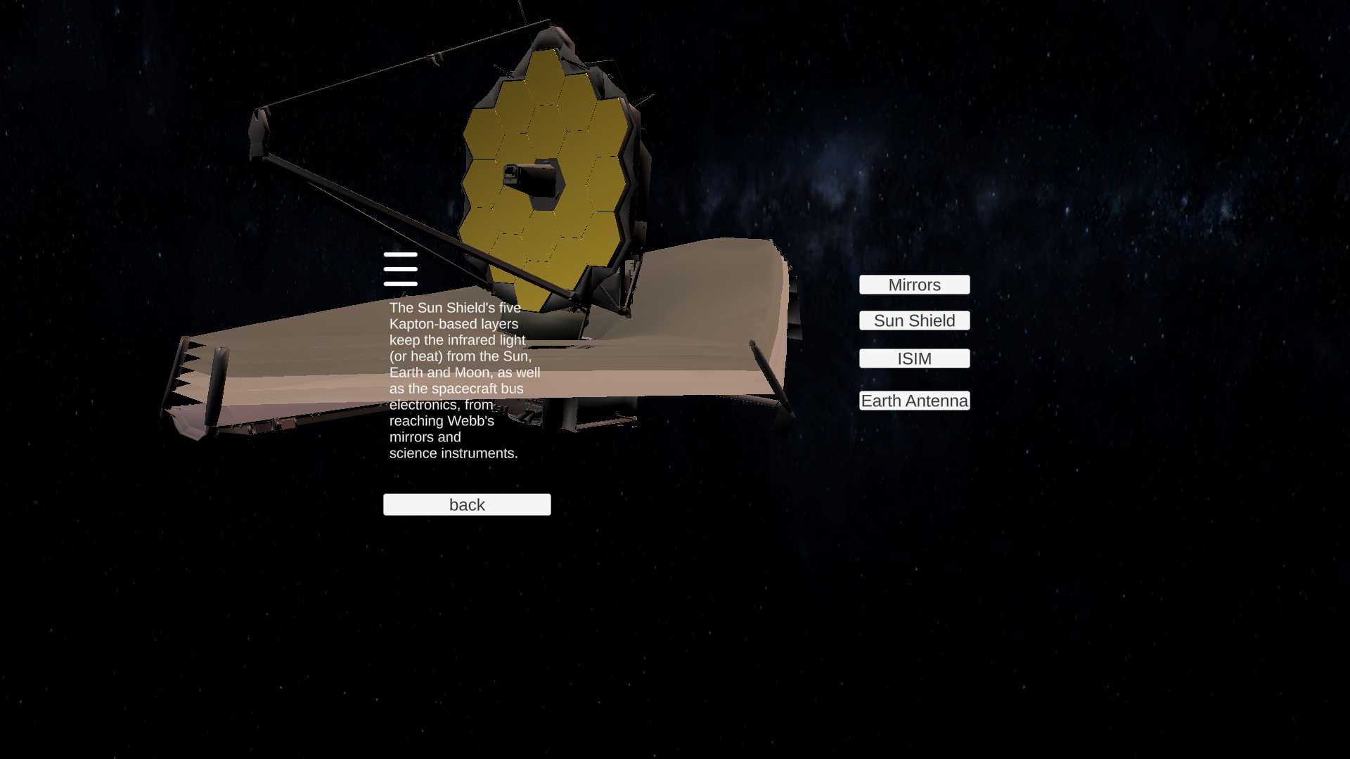 GitHub - iamklevy/Nasa-James-Webb-Telescope: a 3D world game made for Nasa Space Apps cairo 2022