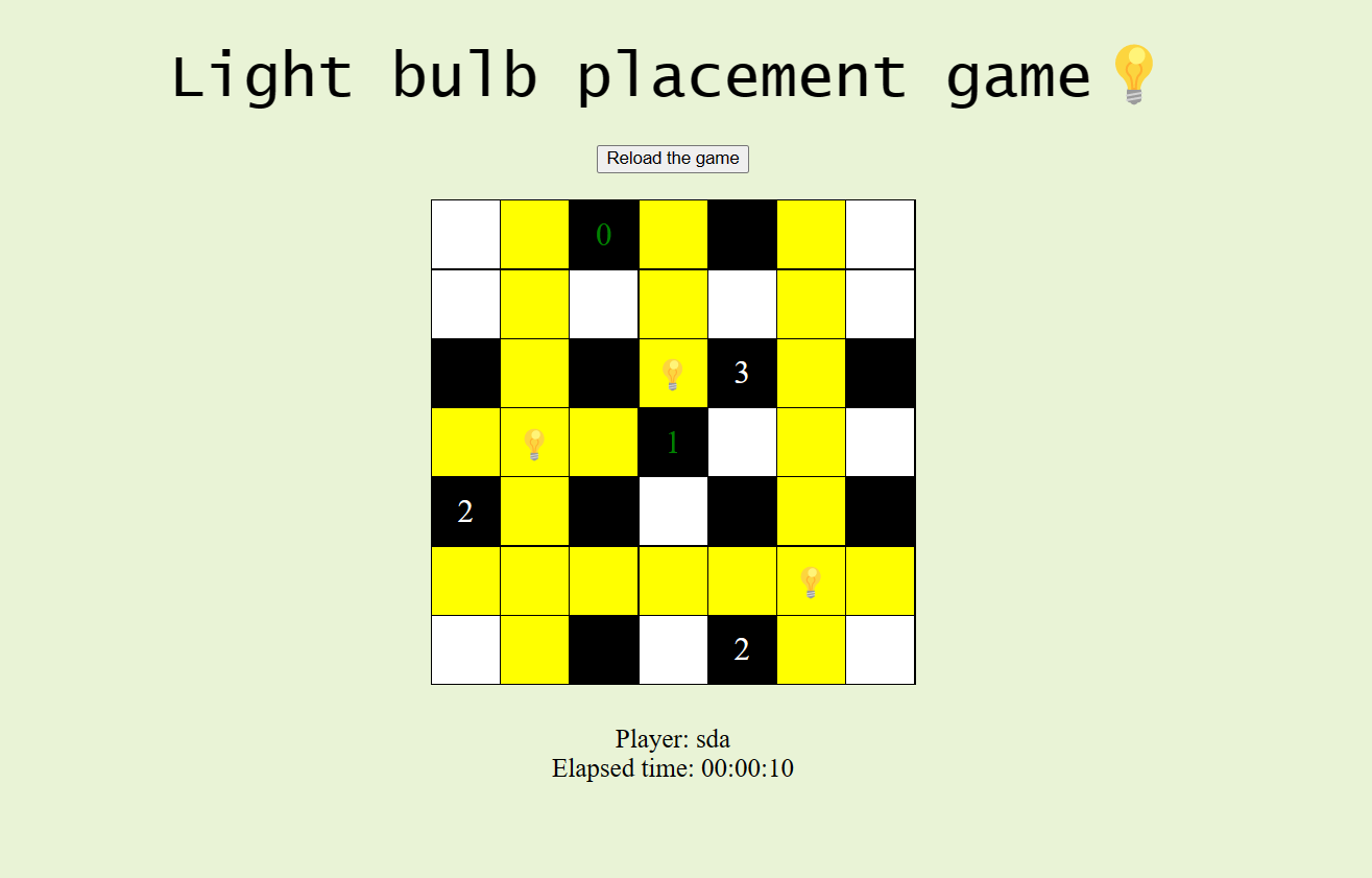 GitHub - Munkhtenger19/Lightbulb-game: A puzzle game that the player ...