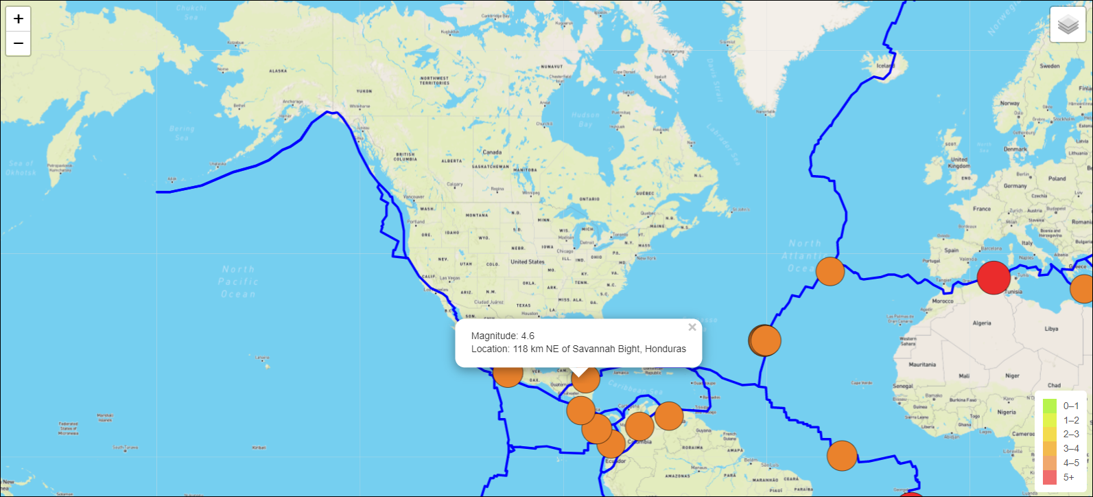 GitHub - 1on1pt/Mapping_Earthquakes: Using the Leaflet.js Application Programming Interface (API ...