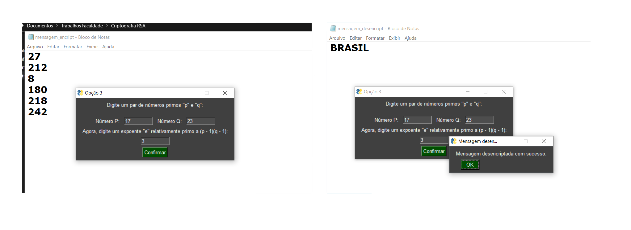 GitHub - SerpiCode/Criptografia-RSA: Projeto de Matemática Discreta - Criptografia RSA
