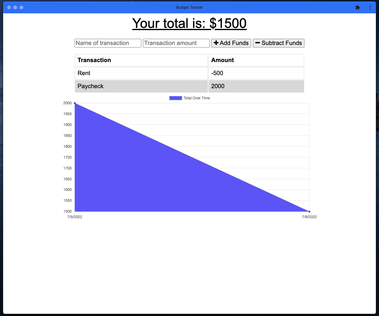 GitHub - MatthewSonger/my-budget-tracker