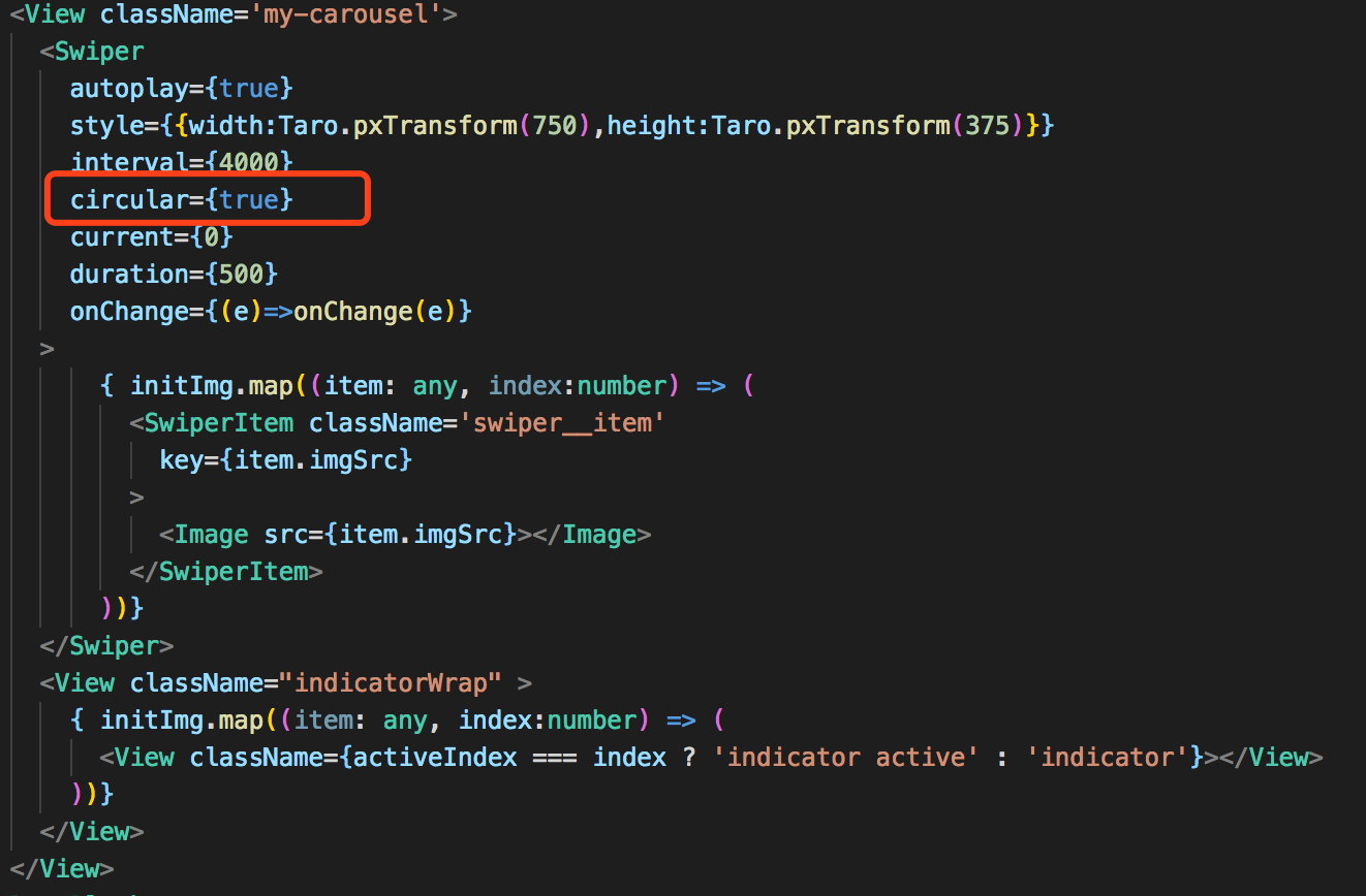 swiper circular true 在h5无法实现真正的衔接滑动 · Issue #3948 · NervJS/taro · GitHub