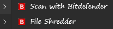 Add BitDefender context menu support · Issue #13482 · files-community/Files · GitHub