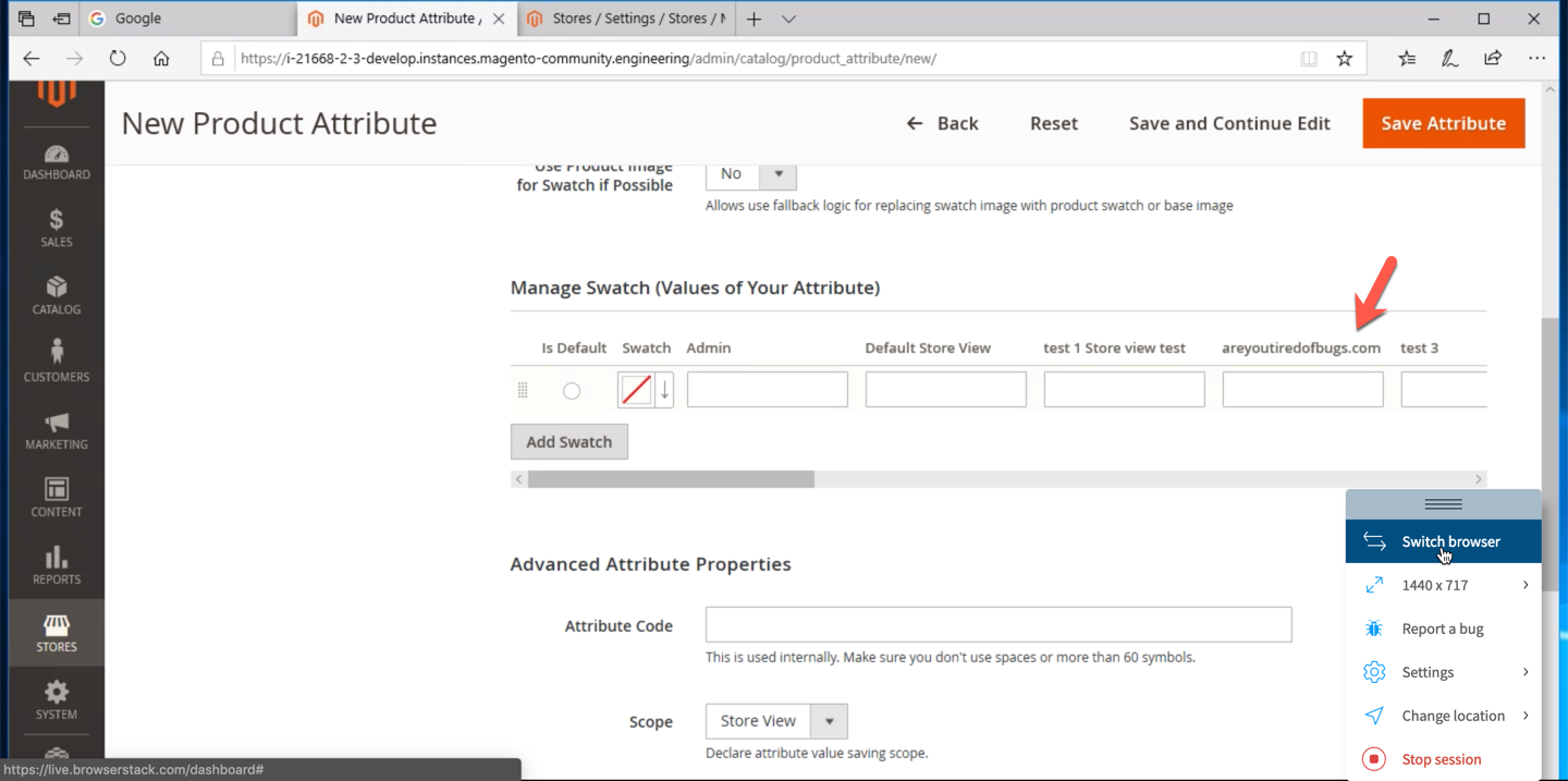 Magento 2.3 CE backend urser interface problem for product attribute ...