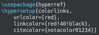 Colors in braces are not recognized as possible values for hypersetup ...
