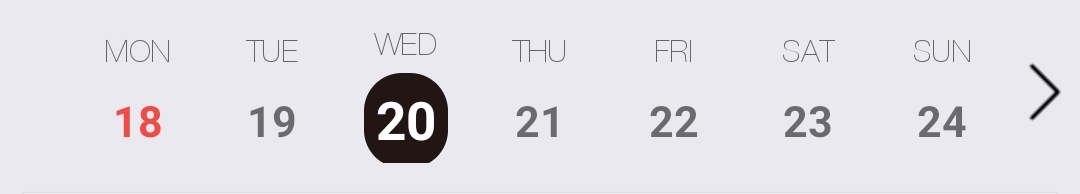 Question: How do I draw a circle around the date number? · Issue #128 · BugiDev/react-native ...