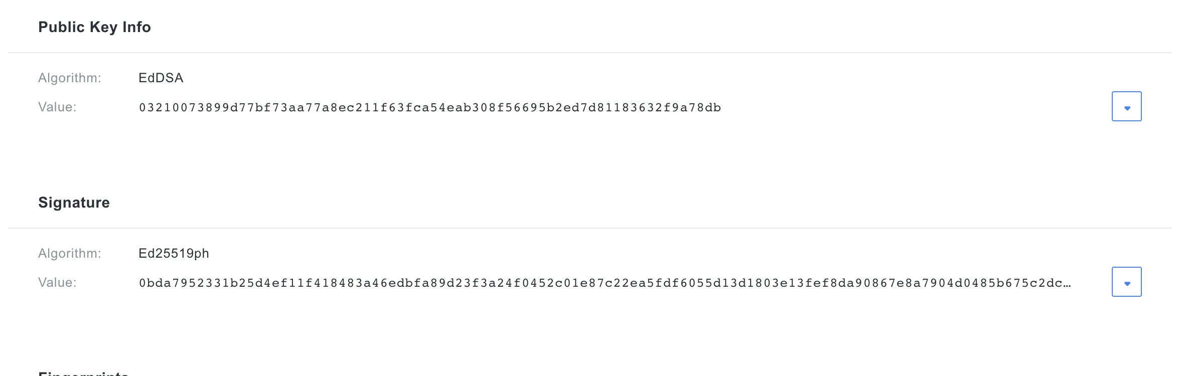 Ensure we can decode and display Ed25519 certificates correctly · Issue ...