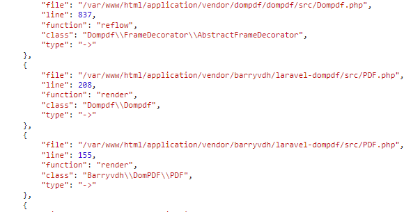I am getting the error when dompdf is downloading in laravel · Issue #2667 · dompdf/dompdf · GitHub