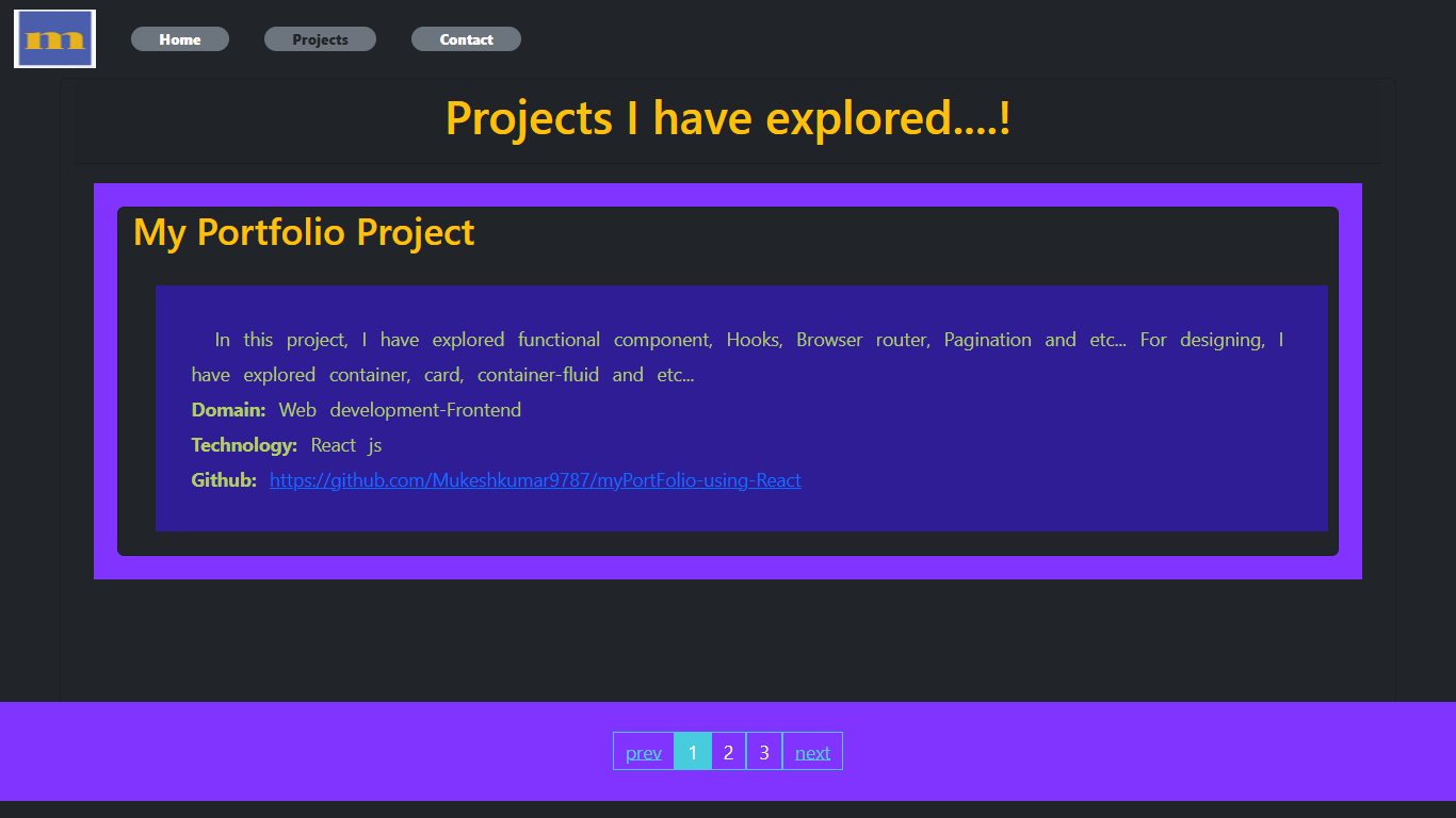 GitHub - Mukeshkumar9787/myPortFolio-using-React