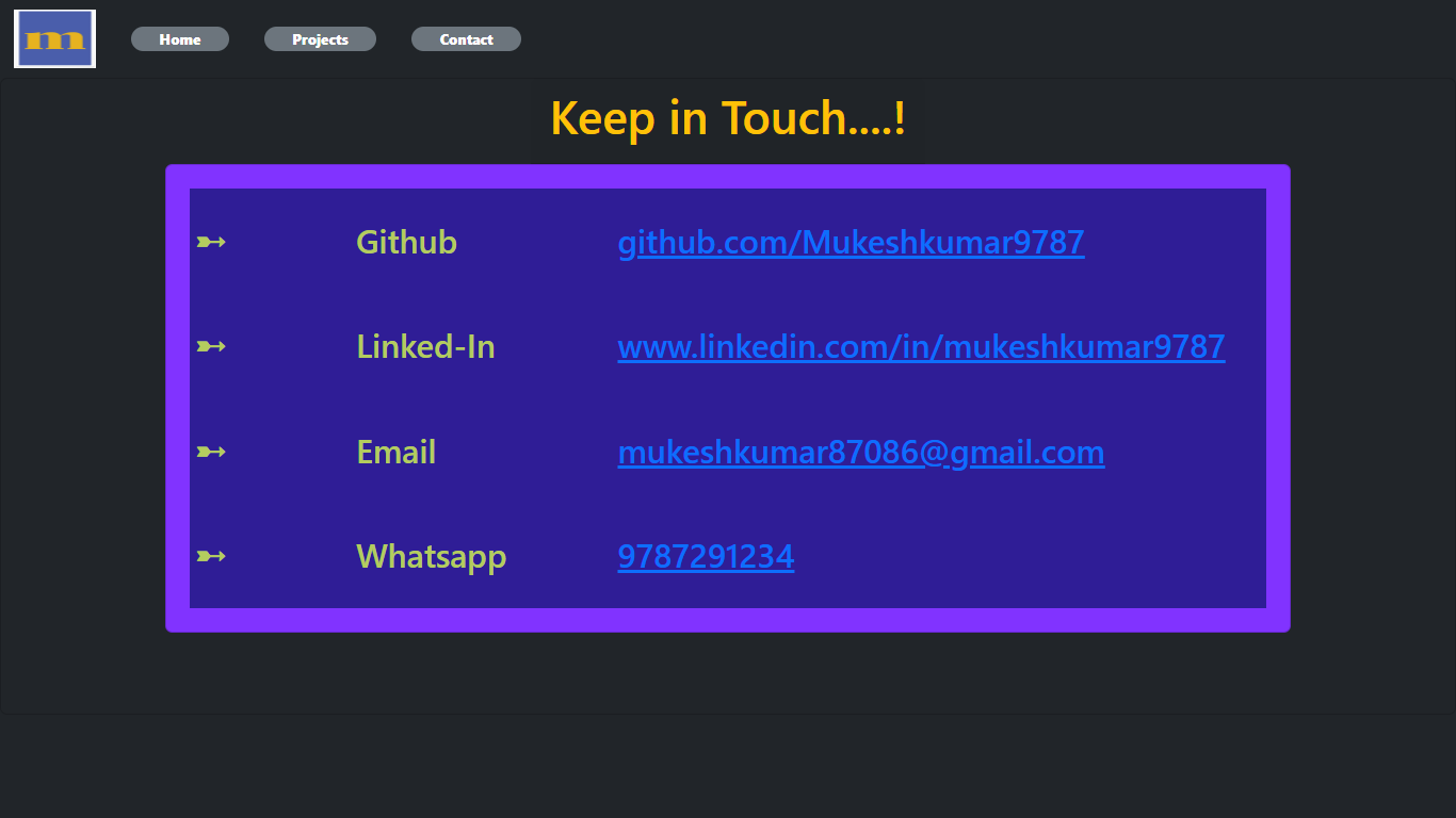 GitHub - Mukeshkumar9787/myPortFolio-using-React