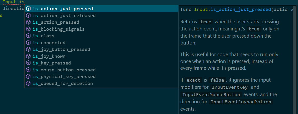 Function signatures are cut off in autocompletion tooltip · Issue #421 · godotengine/godot ...