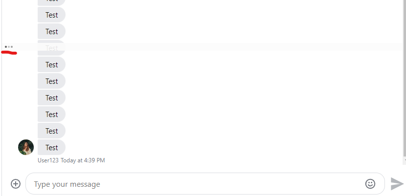 bug: TypingIndicator in a VirtualizedMessageList shows the indicator at an incorrect location ...