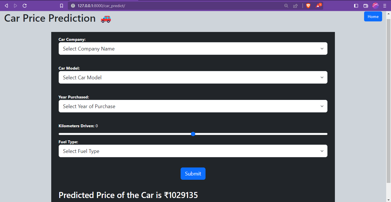 GitHub - Manya009/prediction_django: A Web service used for making ...