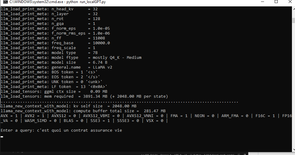 I ran the code successfully but can't receive the answer · Issue #518 · PromtEngineer/localGPT ...