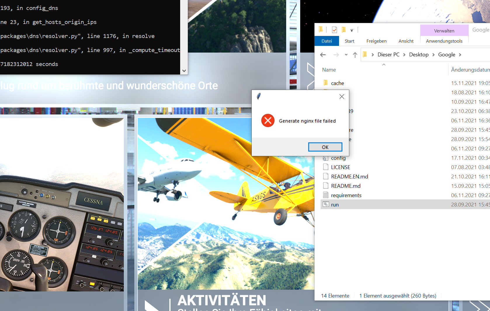 [BUG] error message · Issue #69 · derekhe/msfs2020-google-map · GitHub
