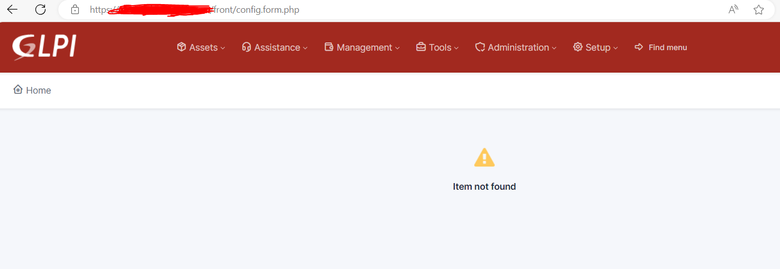 Item not found (https://xxxxxxxx/config.form.php) · Issue #8 · ticgal/mfa · GitHub