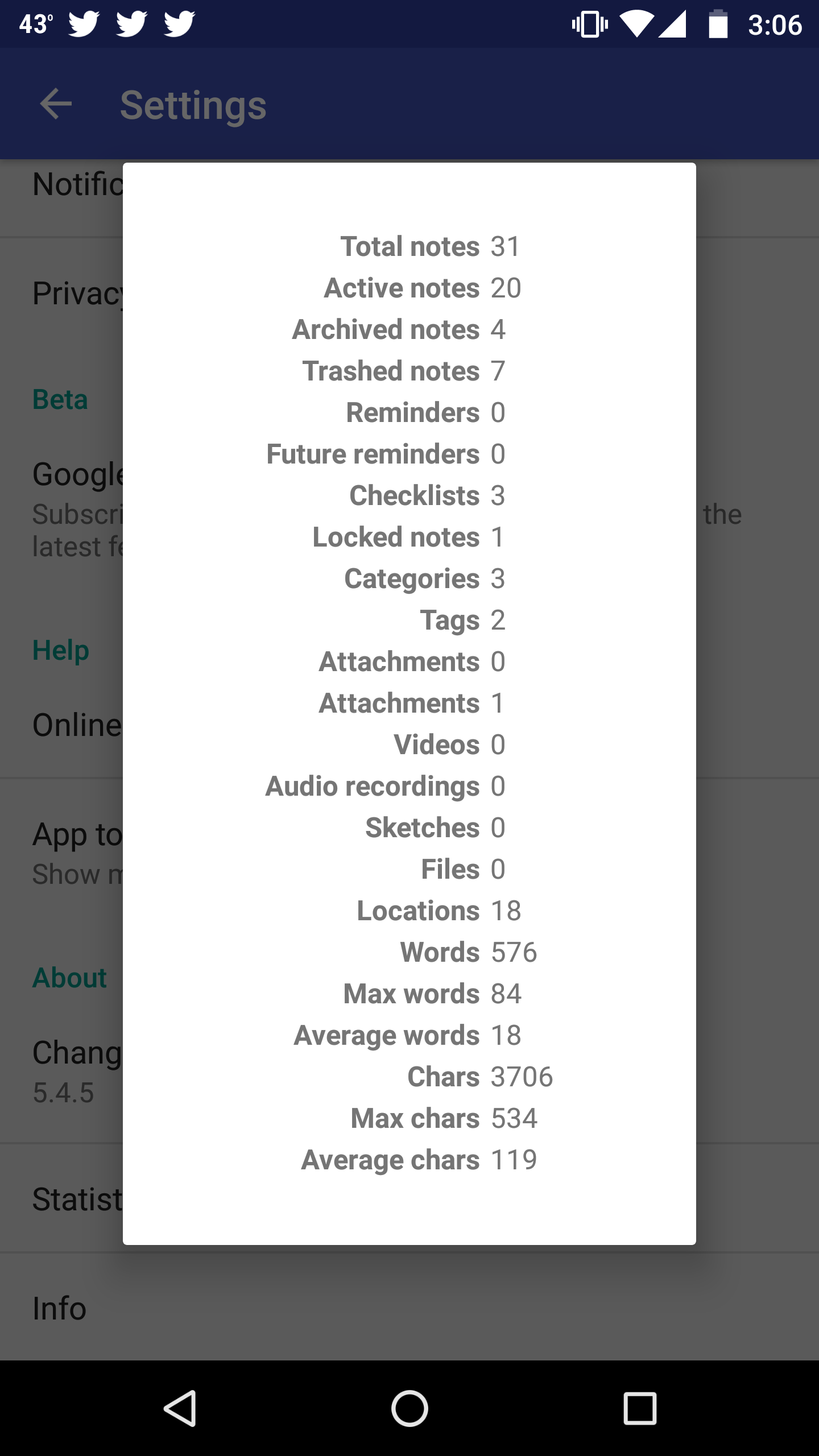 On scrolling up and down in the notes list, stuttering movement · Issue ...