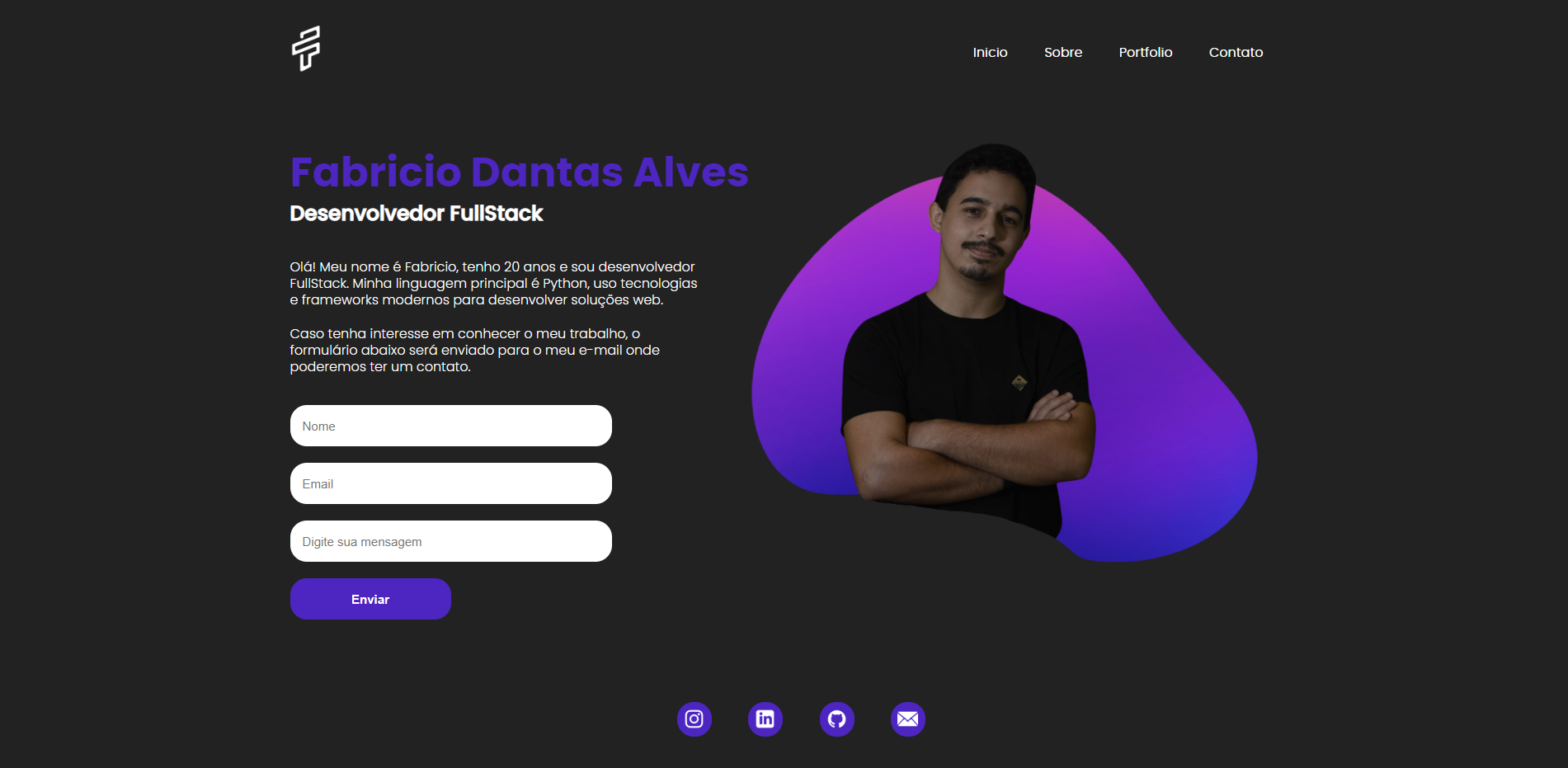 GitHub - Fabricio0101/Fabricio-site-portfolio: Desenvolvi esse site para falar um pouco sobre ...