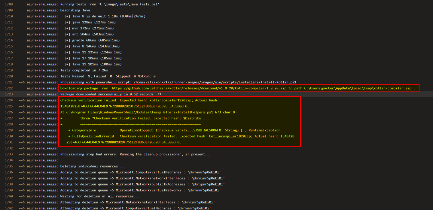 Windows 19/22: Kootlin installation returning filename as hash and not SHA · Issue #8743 ...