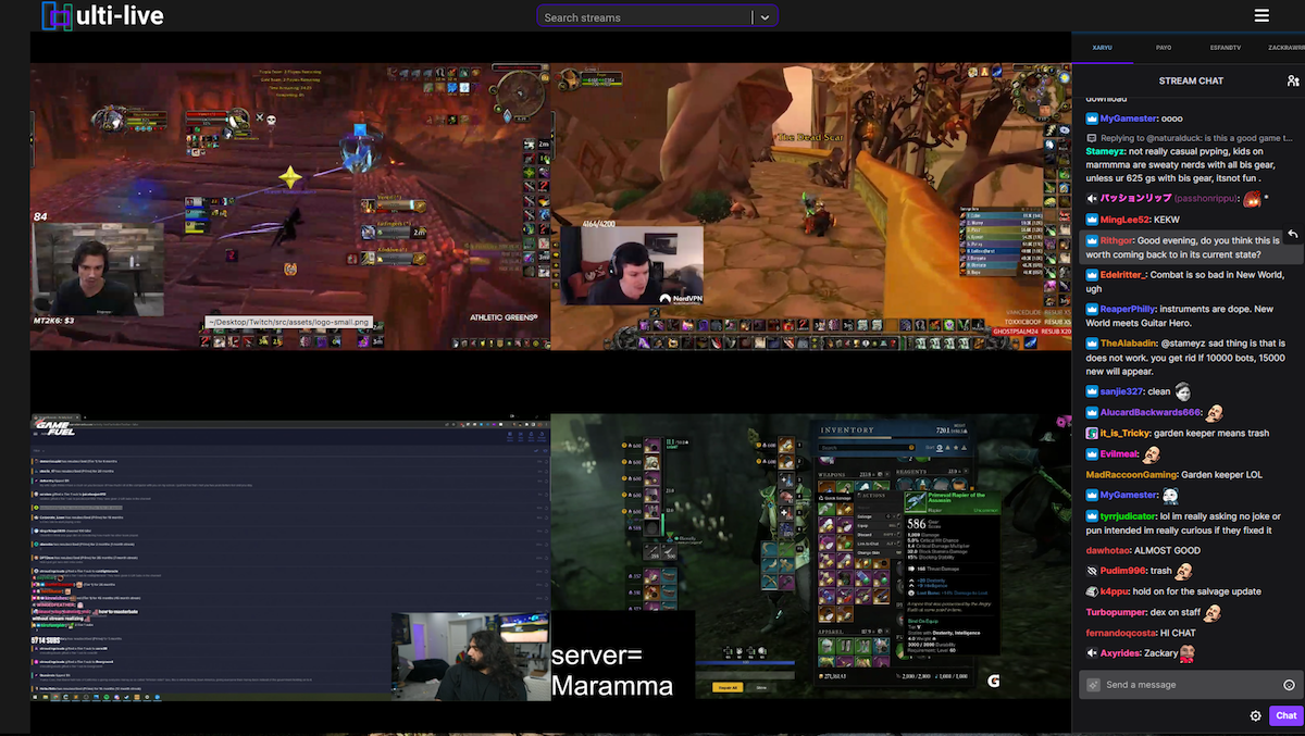 GitHub - garrett-a/Multi-live