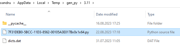 Generated Class That Uses Win32com Client And Pywintypes · Issue 2114 · Mhammond Pywin32 · Github