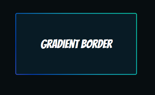 Github Gustavovitors Gradient Border