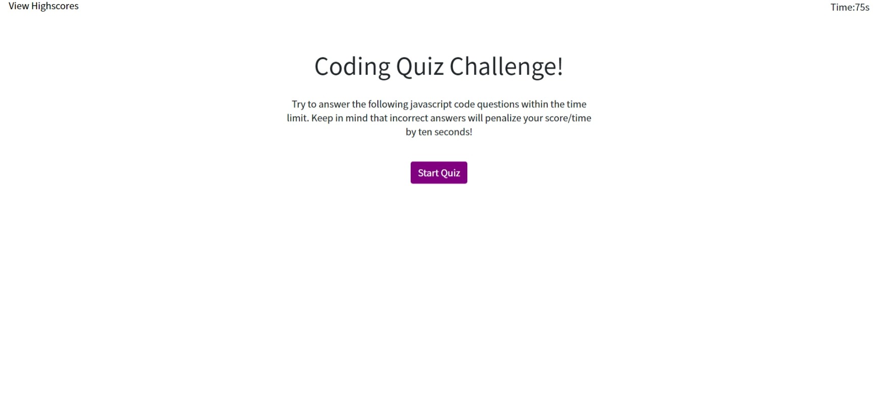 GitHub - vakrathundaya/codeQuiz