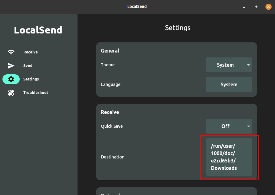 Flatpak: Cannot save file · Issue #256 · localsend/localsend · GitHub
