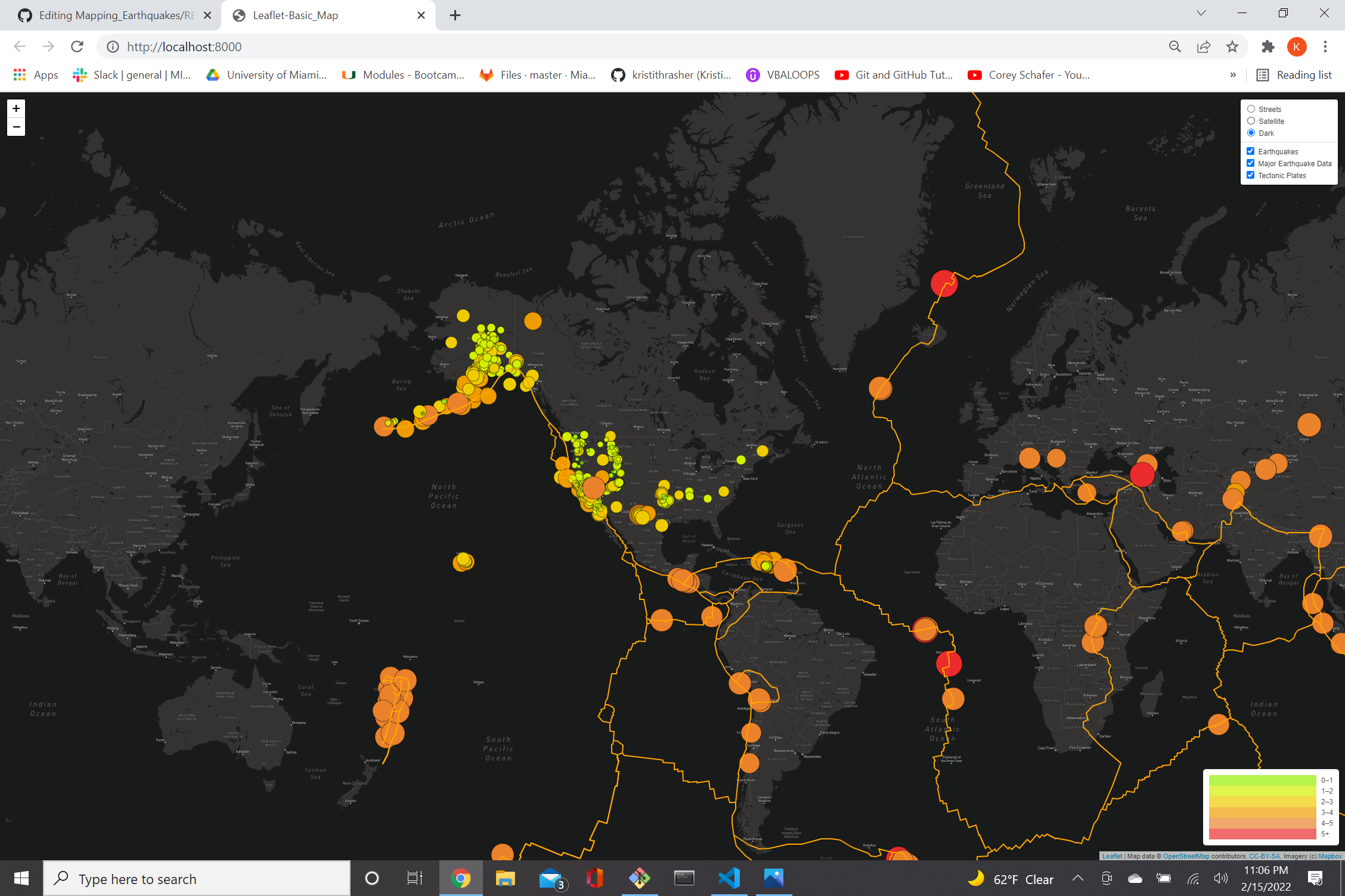GitHub - kristithrasher/Mapping_Earthquakes