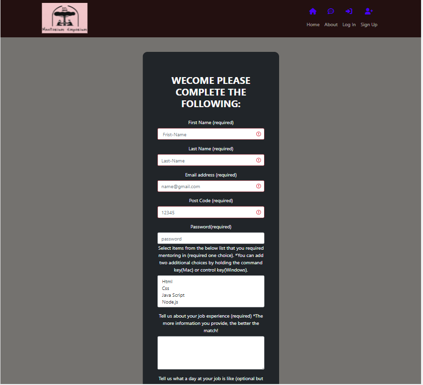 GitHub - tahlialg/mentorium-emporium