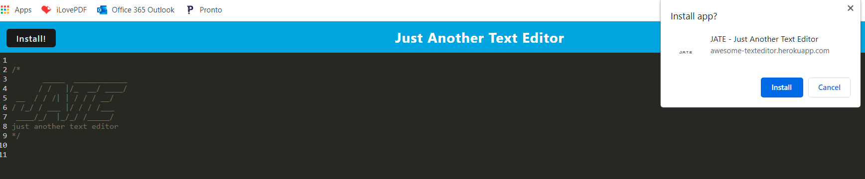 GitHub - danielnels/My-PWA-Text-Editor