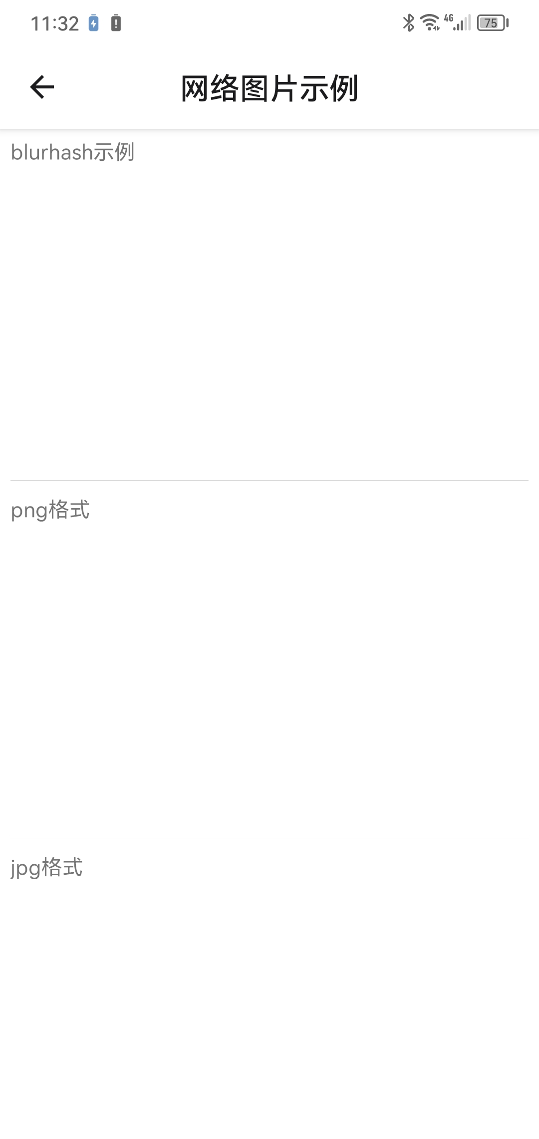 安卓中运行本地图片和网络图片的示例,图片全是空白 · Issue #46 · thundersdata-frontend/rn-template · GitHub