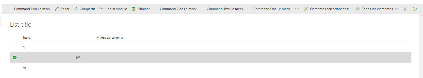 CommandSet Appending multiple times at new modern list view · Issue #3740 · SharePoint/sp-dev ...
